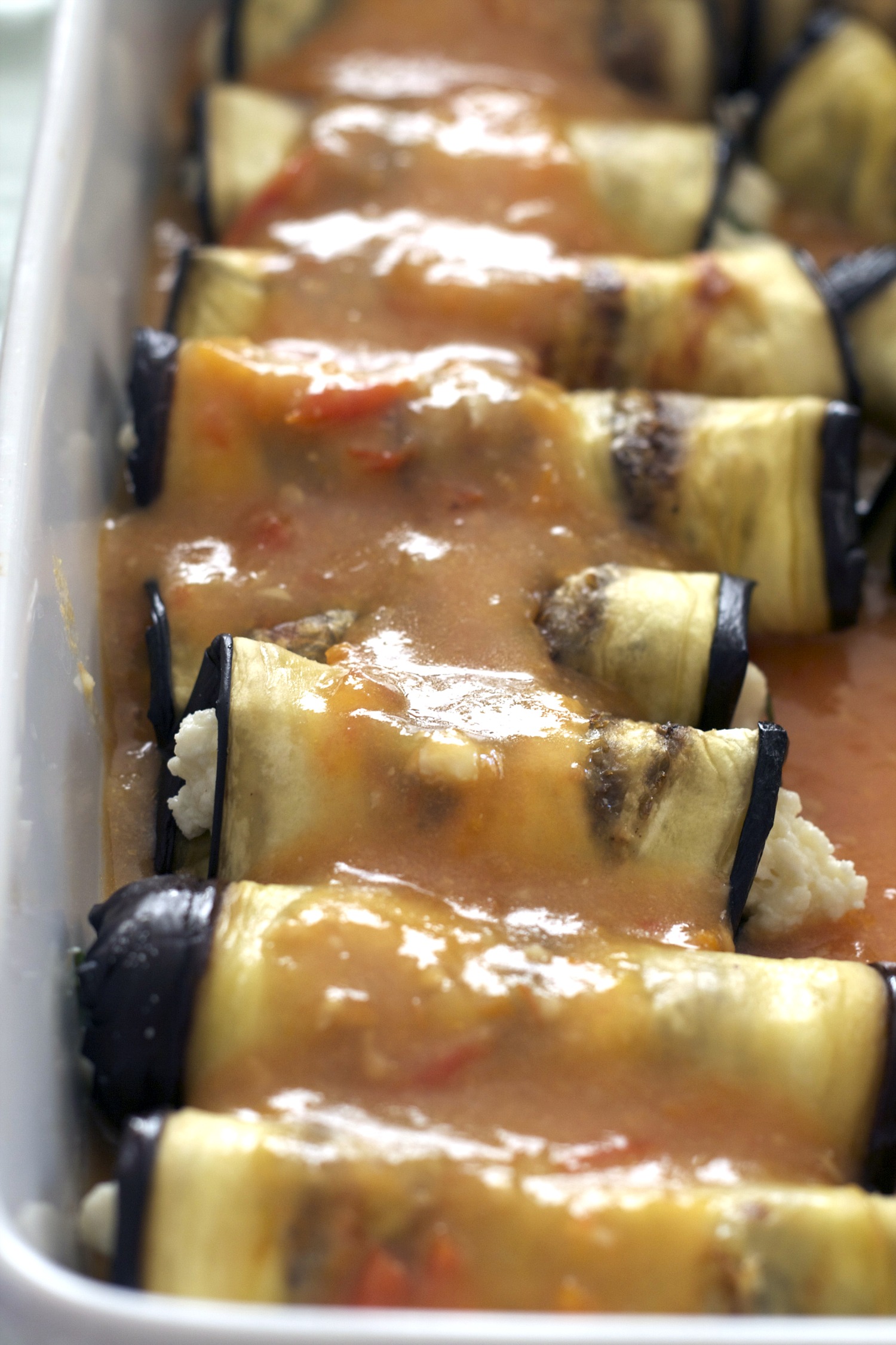 Eggplant Involtini - Deliciously Organic