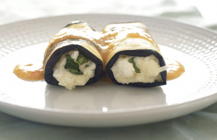 Eggplant Involtini - Deliciously Organic