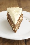 Almond Cake with Maple Buttercream - Deliciously Organic - Carrie Korem ...