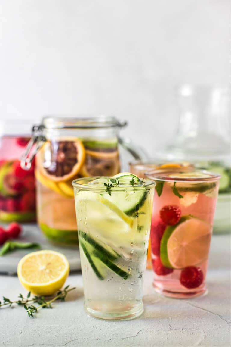 15 Flavored Water Recipes - Deliciously Organic - Carrie Korem, FNTP