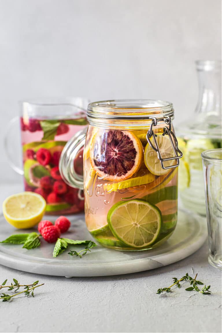 15 Flavored Water Recipes - Deliciously Organic - Carrie Korem, FNTP