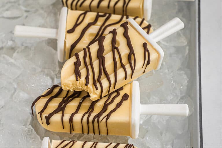 Vanilla Pudding Pops with Homemade Magic Shell