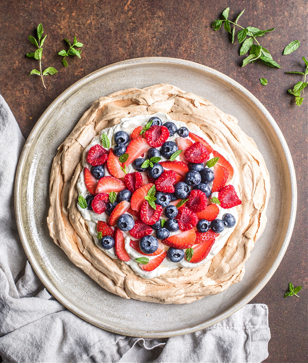 Pavlova (Grain-Free) - Deliciously Organic - Carrie Korem, FNTP