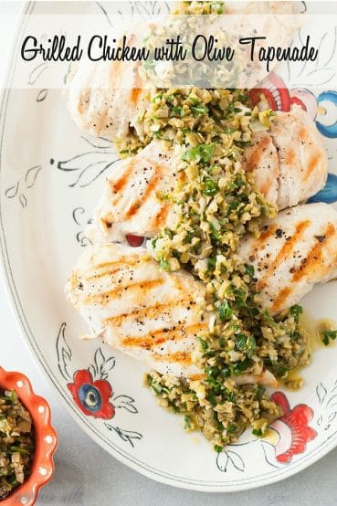 Grilled Chicken with Olive Tapenade Recipe - Deliciously Organic