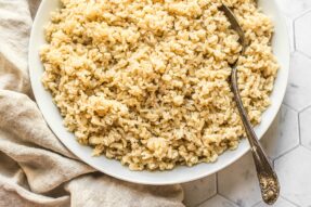 Easy Soaked Brown Rice Recipe - Deliciously Organic