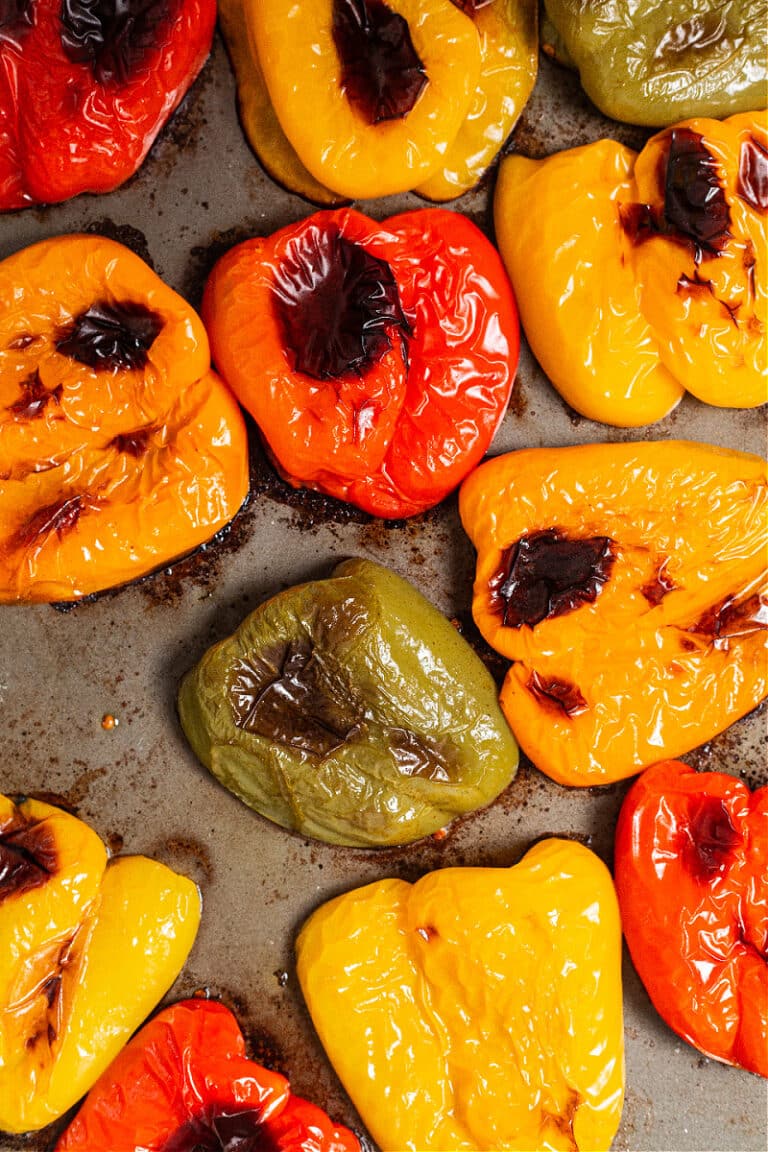 Roasted Bell Pepper Salad with Basil, Ricotta, and Pine Nuts ...