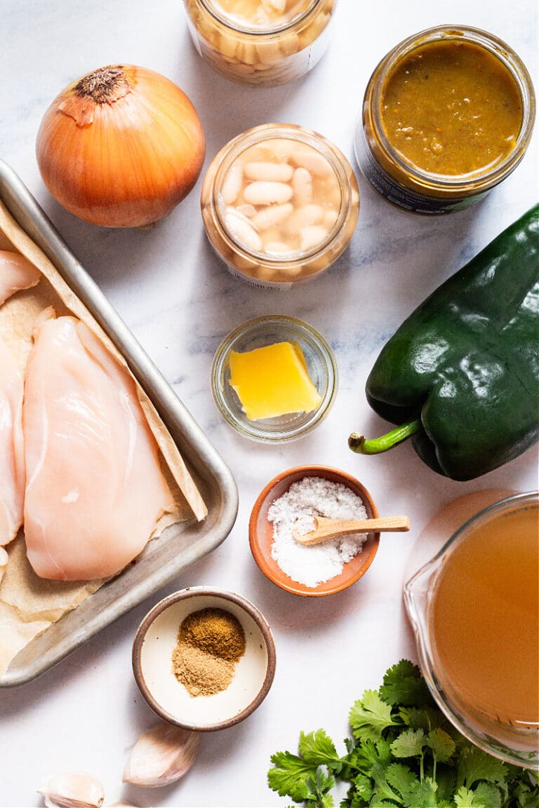 Green Chili Chicken Stew - Deliciously Organic - Carrie Korem, FNTP