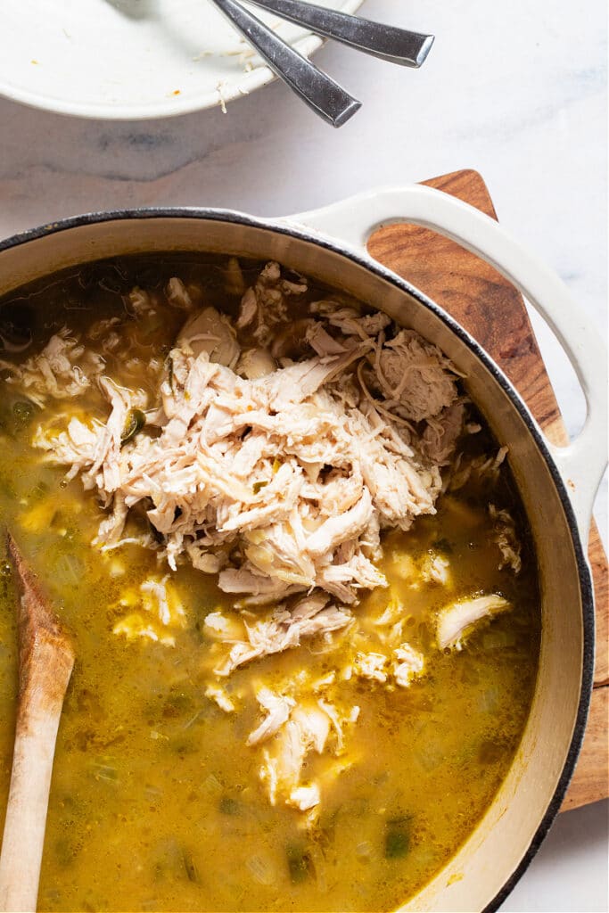 Green Chili Chicken Stew - Deliciously Organic - Carrie Korem, FNTP