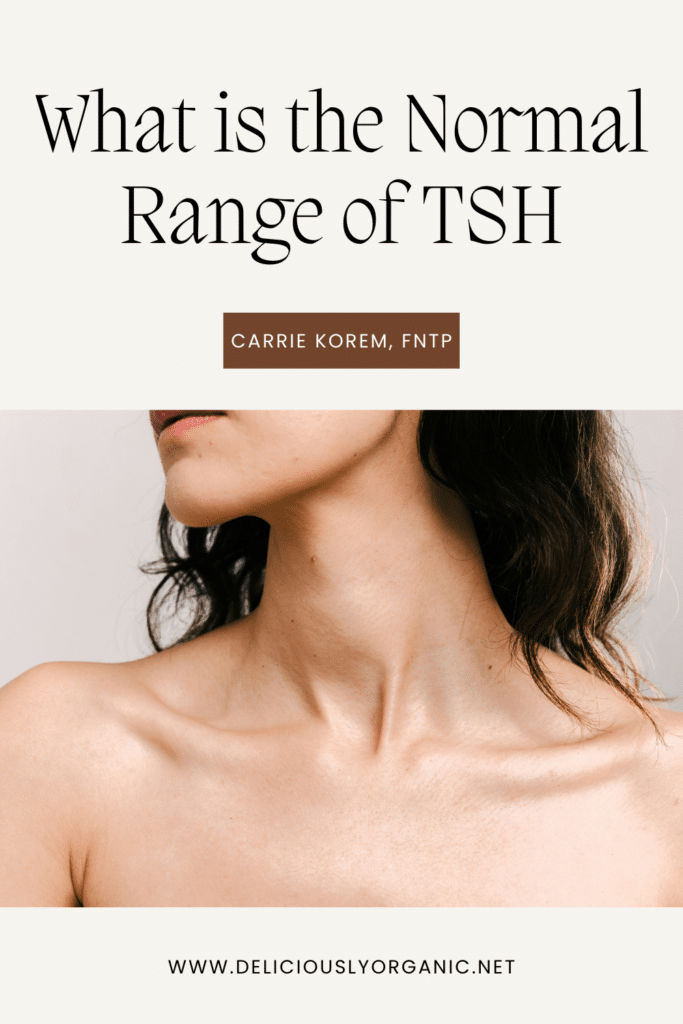 What is the Normal Range of TSH - Carrie Korem, FNTP
